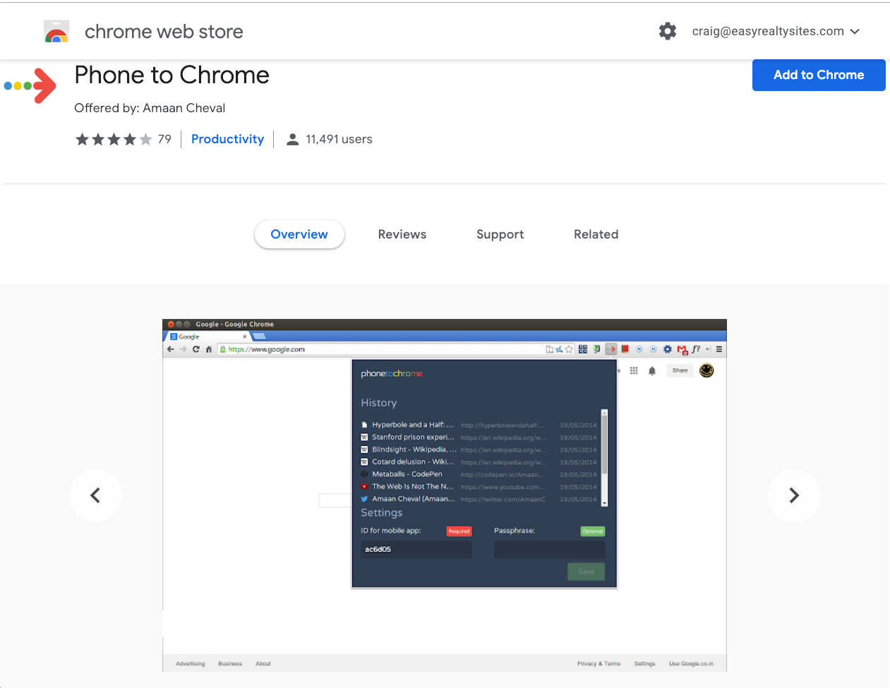 Google Chrome to Phone Extension & App – RAIRC.RETI.us the official ...